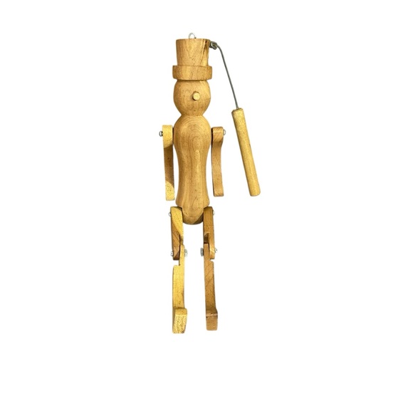 unbranded | Art | Vintage Wood Puppet With Moving Arms And Legs | Poshmark